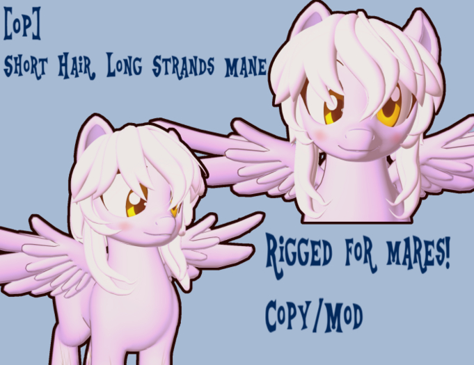 Second Life Marketplace - [DW] (OP) Long Strand Mane