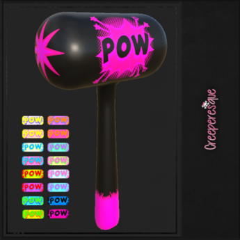 Second Life Marketplace - Creeperesque - Pow Hammer