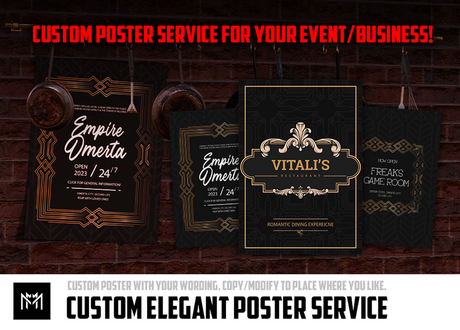 Second Life Marketplace - Custom Elegant Poster Order