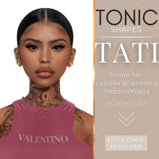 Second Life Marketplace - TONIC - Tati Shape - For Briannon x Reborn/Kupra