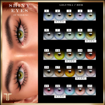 Second Life Marketplace - 19.Shiny Eyes RARE