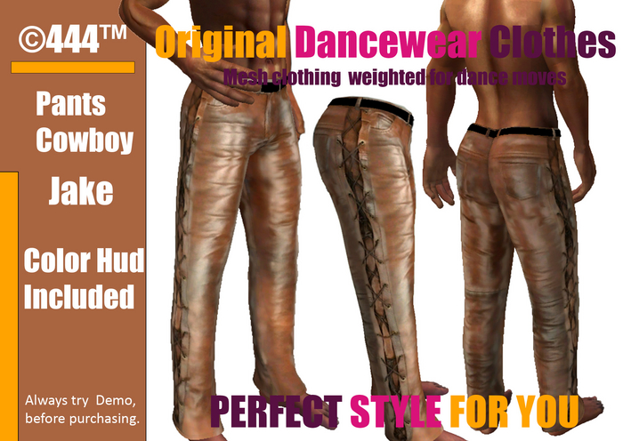 Second Life Marketplace - Cowboy Pants
