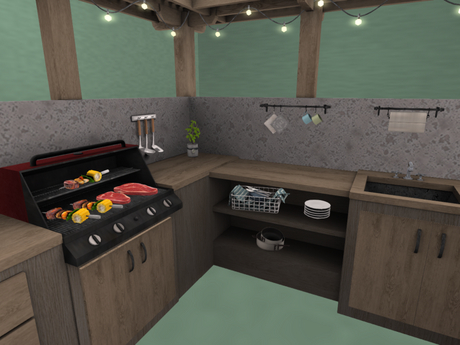 Second Life Marketplace - COMPLETE BBQ AND BAR
