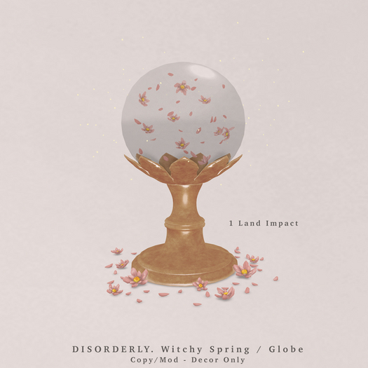 Second Life Marketplace - DISORDERLY. / Witchy Spring / Globe