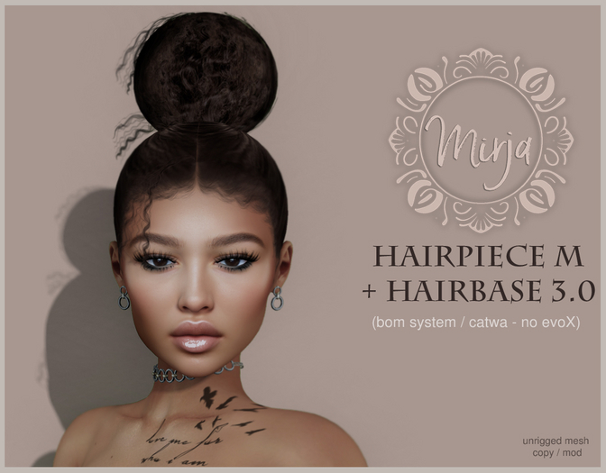 Second Life Marketplace - - MIRJA - *HAIRBASE 3.0 + HP M * DEMO