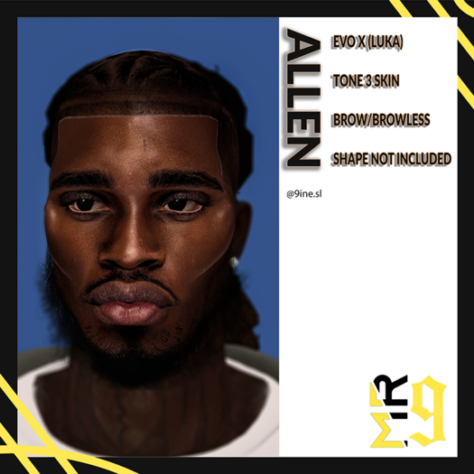Second Life Marketplace - Allen Skin Tone 3 (EVO X)