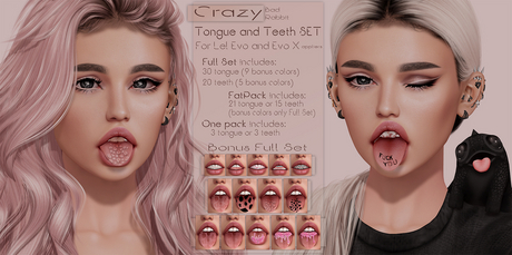Second Life Marketplace - .:Bad Rabbit:. Crazy tongue and teeth DEMO
