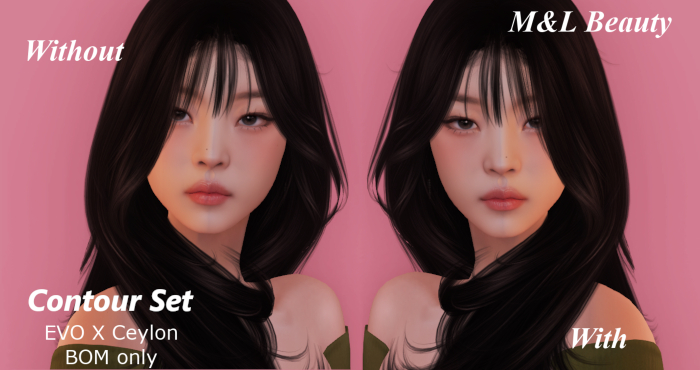 Second Life Marketplace - M&L Beauty Subtle Beauty Contour DEMO