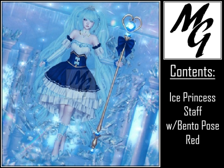 Second Life Marketplace - ALTAIR* ice princess staff .red.