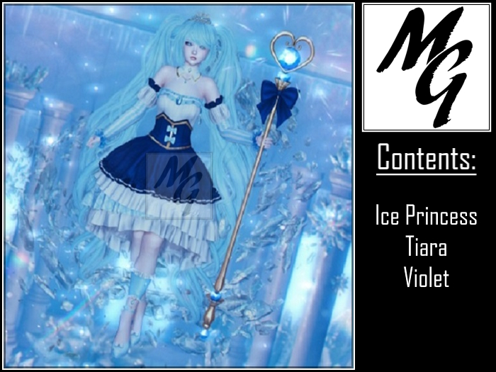 Second Life Marketplace - ALTAIR* ice princess tiara .violet.