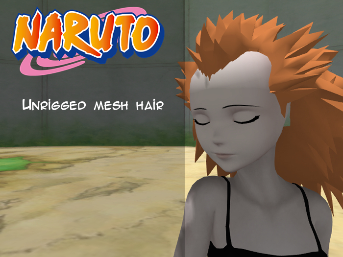 Second Life Marketplace - [Samria`s Fandom Stuff] Jirobo Curse Seal Hair