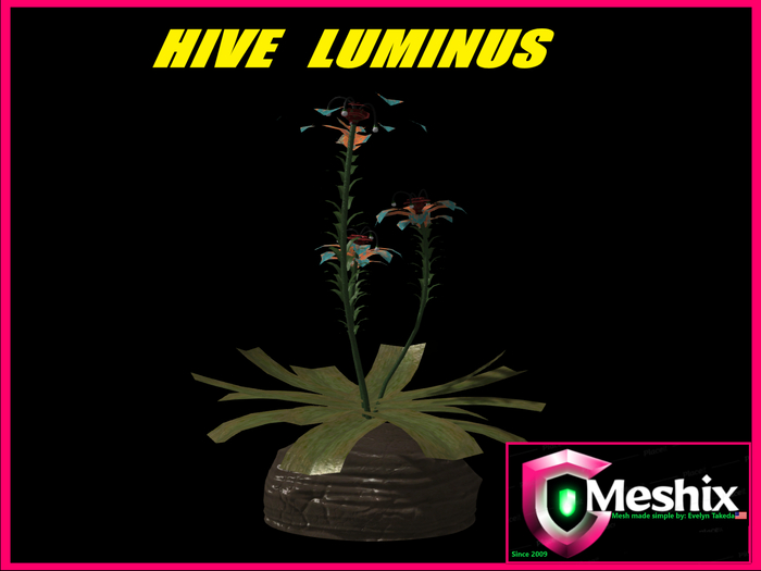 Second Life Marketplace - Alien plant "Hive Luminus" (2prims)