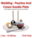 Second Life Marketplace - DFS Wedding - Peaches And Cream Goodie Plate ...