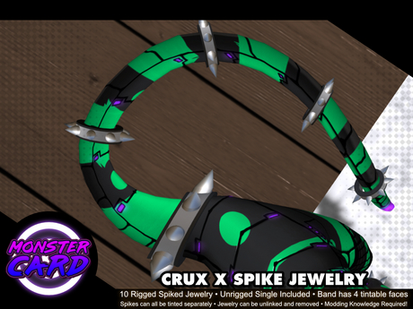 Second Life Marketplace - [MC] Crux X - Spike Jewelry