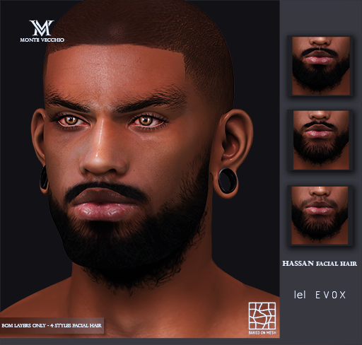 Second Life Marketplace - Monte Vecchio - Hassan Facial Hair