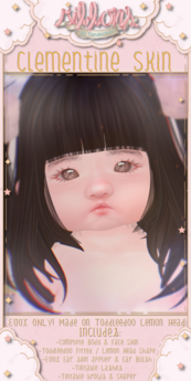 Second Life Marketplace - {Ribbons} Clementine Skin (EvoX / Lemon) {DEMOS}
