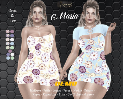 Second Life Marketplace - ::F:: MARIA OUTFIT DEMO