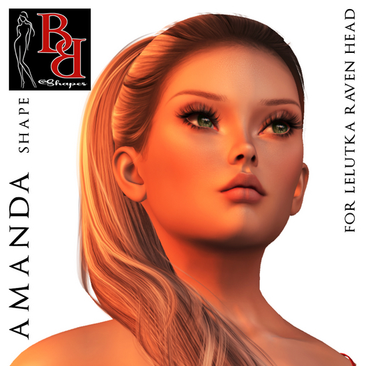 Second Life Marketplace - BonBon Shape - "Amanda"