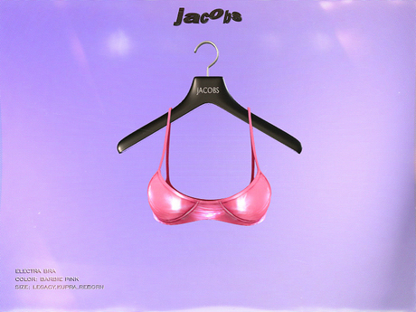 Second Life Marketplace - JACOBS - Electra Bra . Barbie Pink
