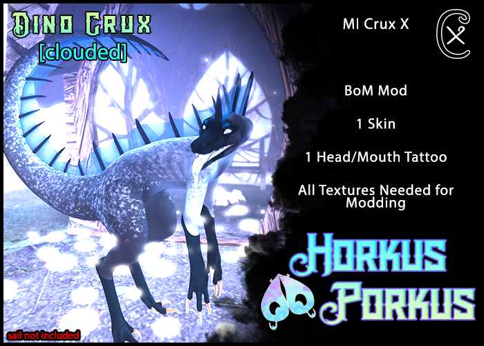 Second Life Marketplace - [HkPk] Dino for MI Crux X - Clouded