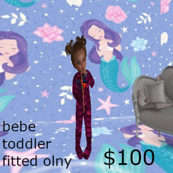 Second Life Marketplace - H20 jammies bebe toddler (pink)