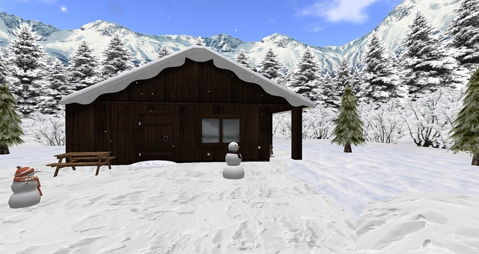 Second Life Marketplace - ::::: Snow Cabin Skybox - ADD ME
