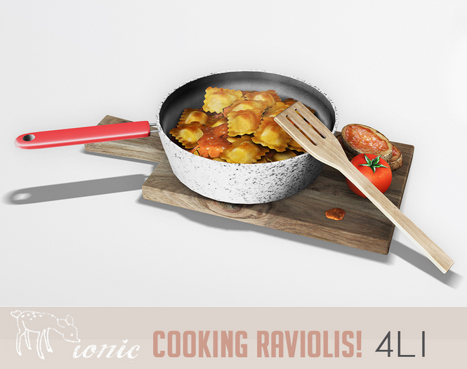Second Life Marketplace - 8 ionic : Cooking raviolis!
