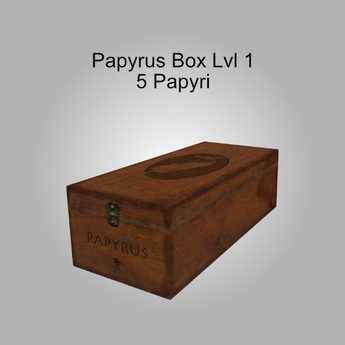 Second Life Marketplace - Papyrus box [LVL:1] (5) [G&S]