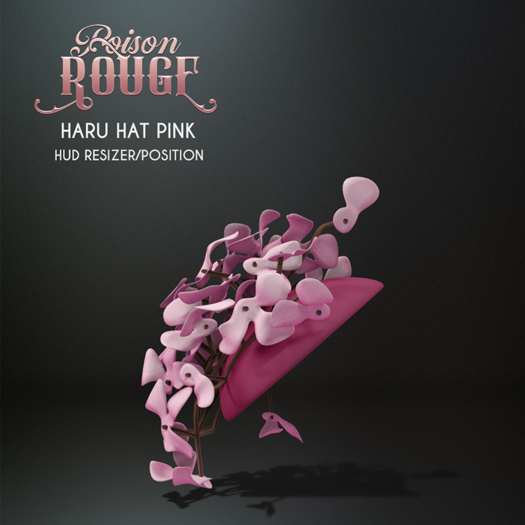 Second Life Marketplace - POISON ROUGE Haru Hat - Pink