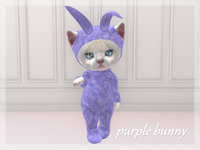 Second Life Marketplace - majestic.+ dinkie purple bunny costume