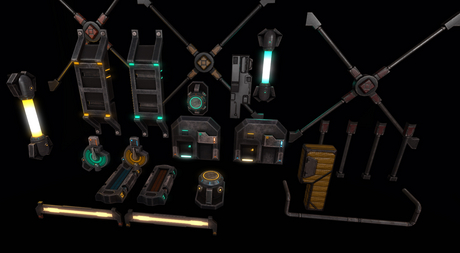 Second Life Marketplace - Srs Corp. Cyberpunk Greebles