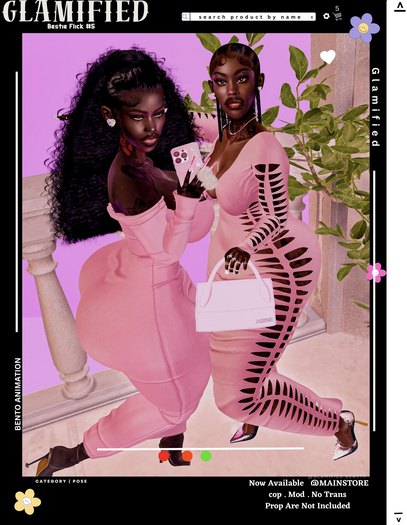 Second Life Marketplace - [ENCHANTEIN ] - Bestie Flick pose