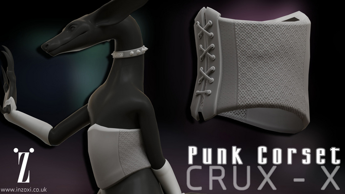 Second Life Marketplace - [inZoxi] - Crux X - Punk Corset