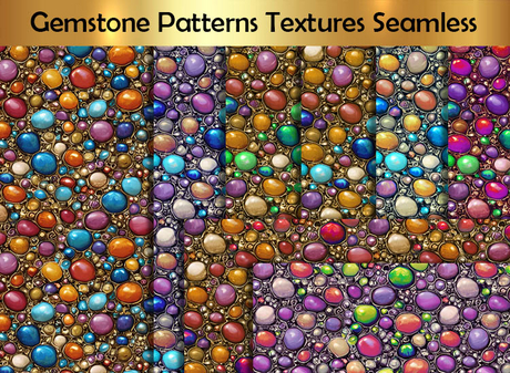 Second Life Marketplace - Gemstone Patterns Textures Seamless