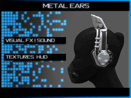Second Life Marketplace - [Ten-Zero] Metal Ears