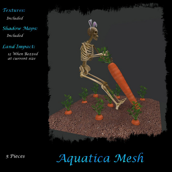 Second Life Marketplace - Aquatica Mesh - AM025643 Excavating da Carrots