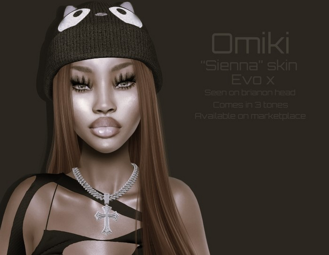 Second Life Marketplace - Omiki. SIENNA SKIN DEMO
