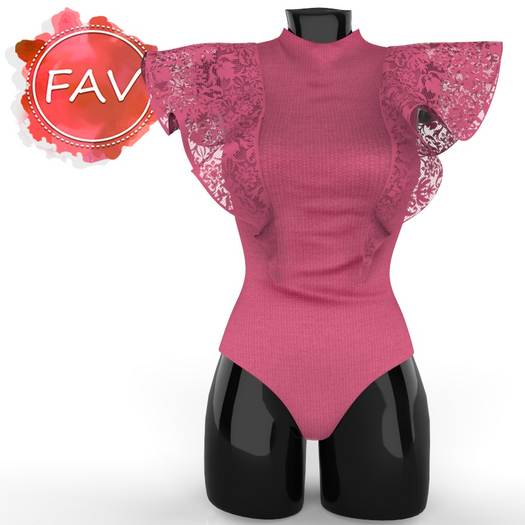 Second Life Marketplace - Pink Yana Bodysuit Lace Maitreya Legacy ...