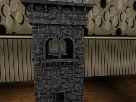 Second Life Marketplace - Animated Bell tower with sound -Box LI=18