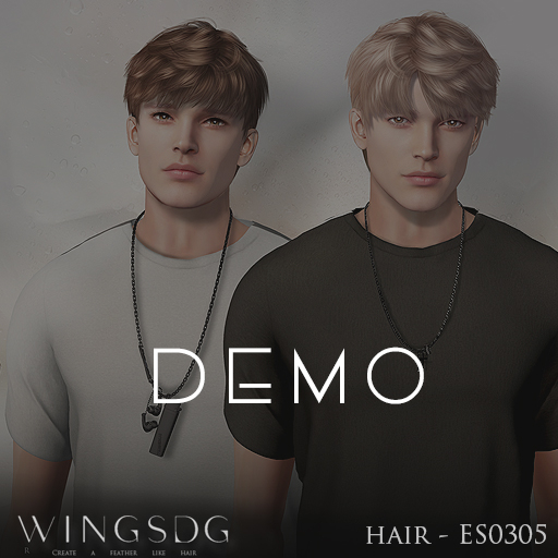 Second Life Marketplace - WINGS-HAIR-ES0305 DEMO (Pack)