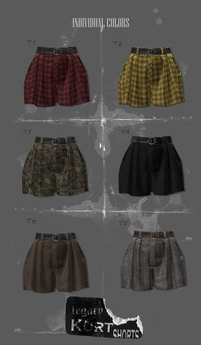 Second Life Marketplace - SSD. Kurt Shorts - Fatpack - Legacy , L. Perky