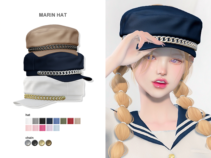 Second Life Marketplace - cheezu. marin hat