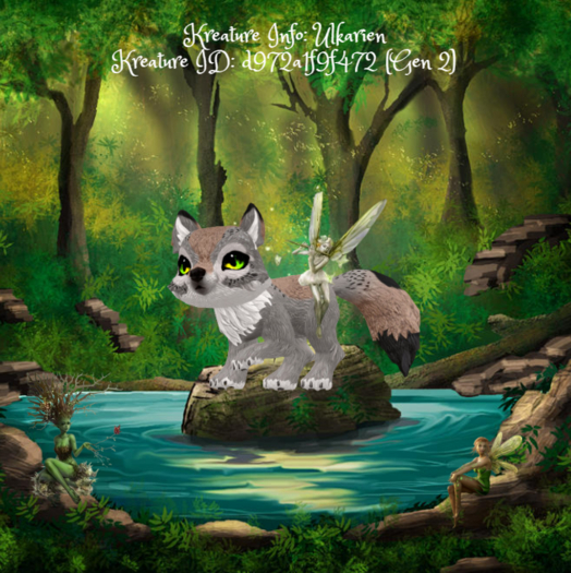 Second Life Marketplace - Kreatures-Yodi Wolf-Unborn Male