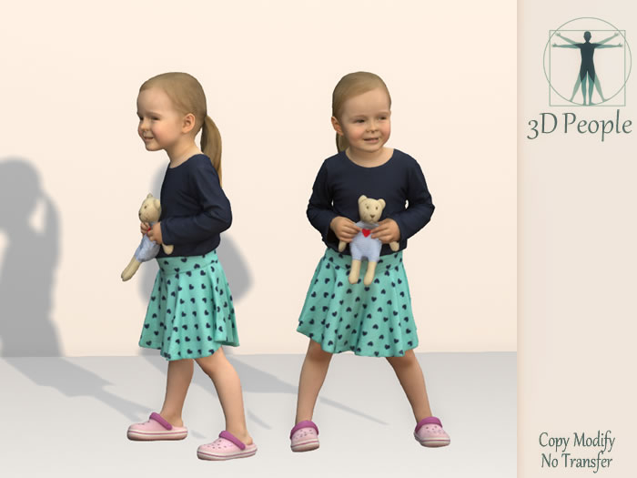 Second Life Marketplace - 3D People - Kids - Little Girl 5 (2LI)