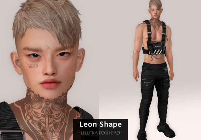 Second Life Marketplace - ⏩ [Stanley] Leon Shape Eon - Lelutka Eon Head ...