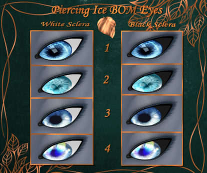 Second Life Marketplace - {CLP} Piercing Ice Eyes and Makeup