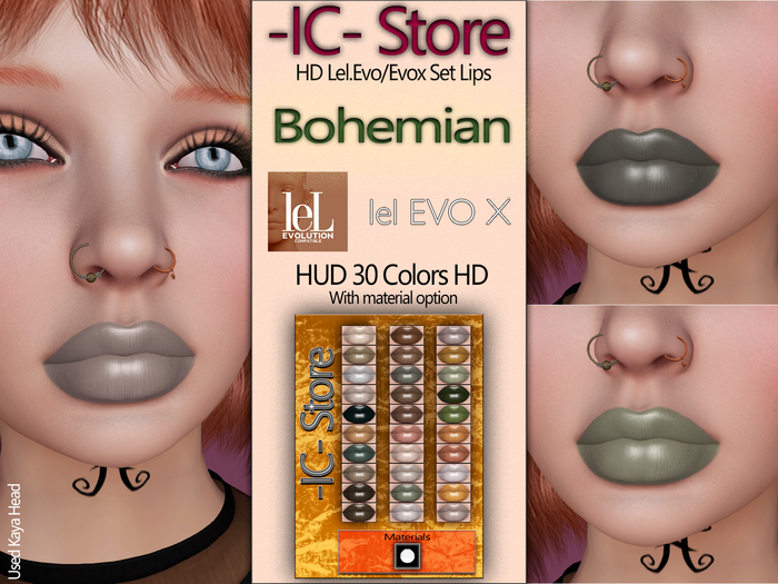 Second Life Marketplace - -IC- Store HD Lel. Evo-EvoX Lips (Set ...