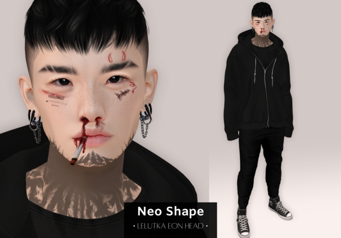 Second Life Marketplace - ⏩ [Stanley] Neo Shape Lel Eon - Lelutka Eon ...