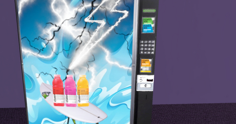 Second Life Marketplace - Powerade Water Vendor Machine (Bento/AVsitter)