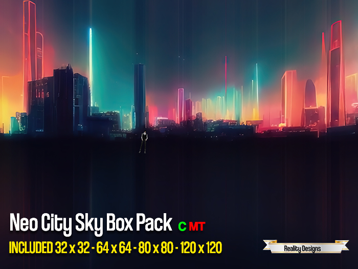 Second Life Marketplace - Quality Neo City Sci Fi SkyBox Pack